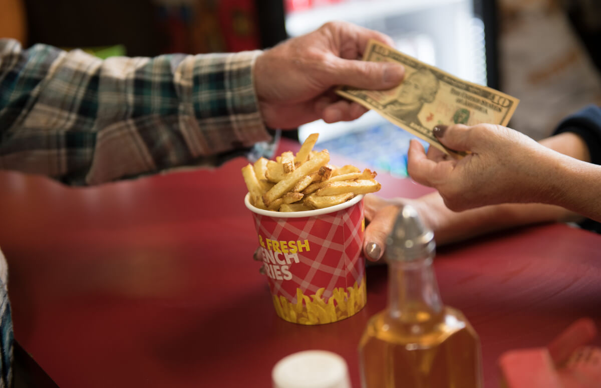 Fresh Cut French Fries | Brickers French Fries